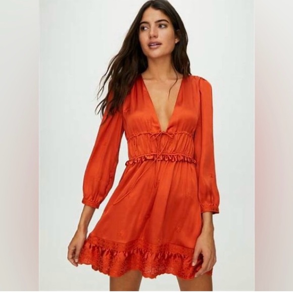 Sunday Best | Dresses | Aritzia Sunday Best May Day Dress In Burnt ...